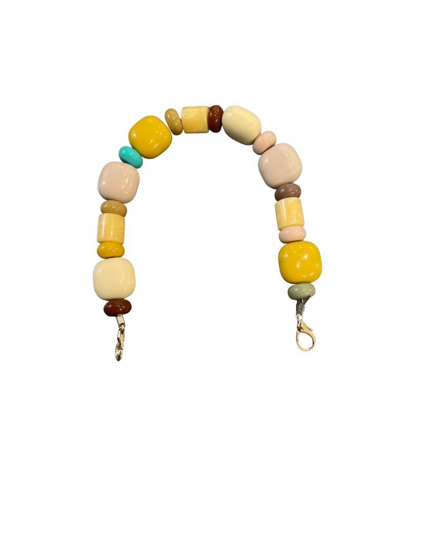 BEADED STRAP - YELLOW | NAHALL